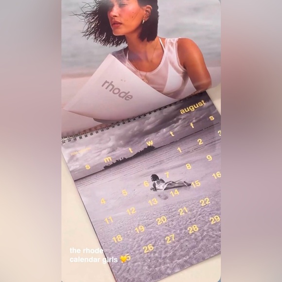 rhode skin | Office | New Rhode 224 Calendar Hailey Bieber | Poshmark